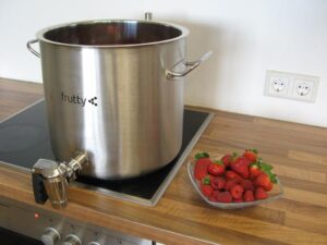 Oala de gatit gem, dulceata, bulion 40l cu baie de apa +robinet ...